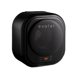EVOLAR - MINI - WASMACHINE - MET - DROGER - ZWART | Evolar